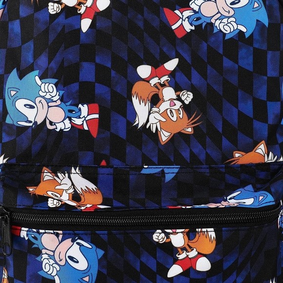 Bioworld | Accessories | Sonic The Hedgehog Character Print Backpack ...